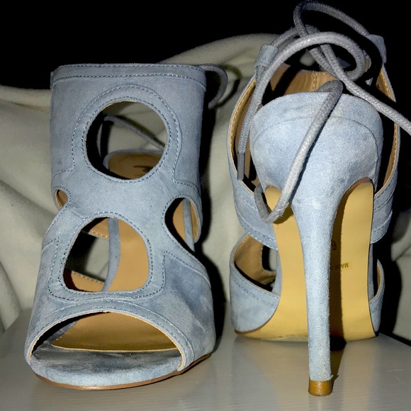 Mixx Shuz | Shoes | Mixx Shuzlight Blue Microfiber Darlene Sandal ...
